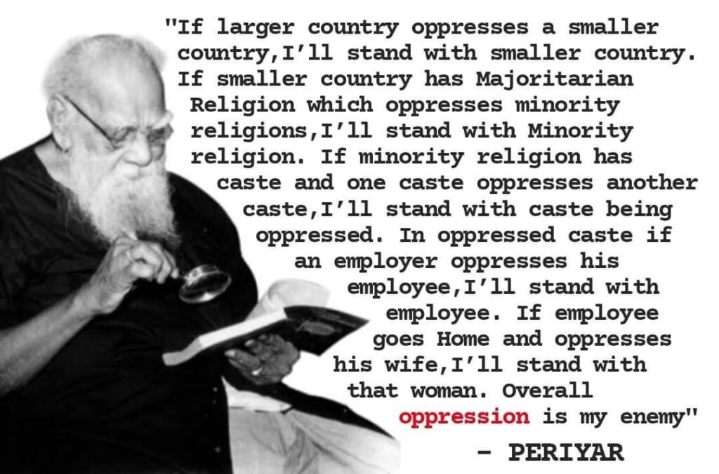 Journey to the phenomenon – The name is “Thanthai Periyar”
